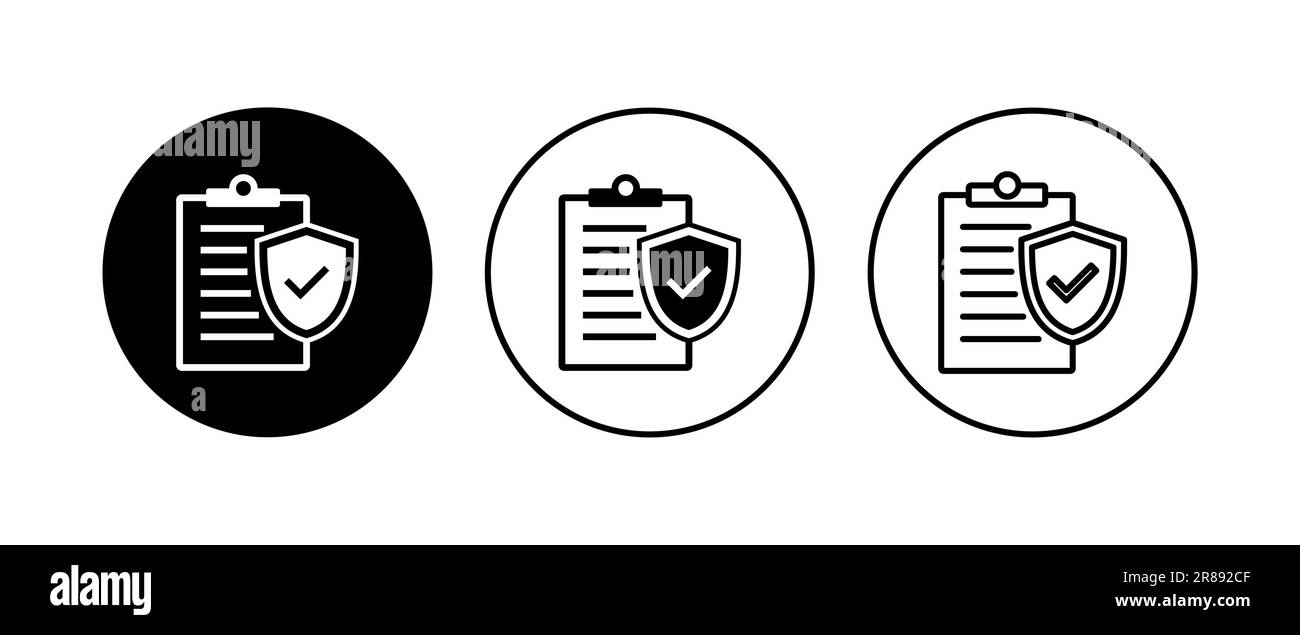 Insurance icon set. insurance symbol vector Stock Vector Image & Art ...