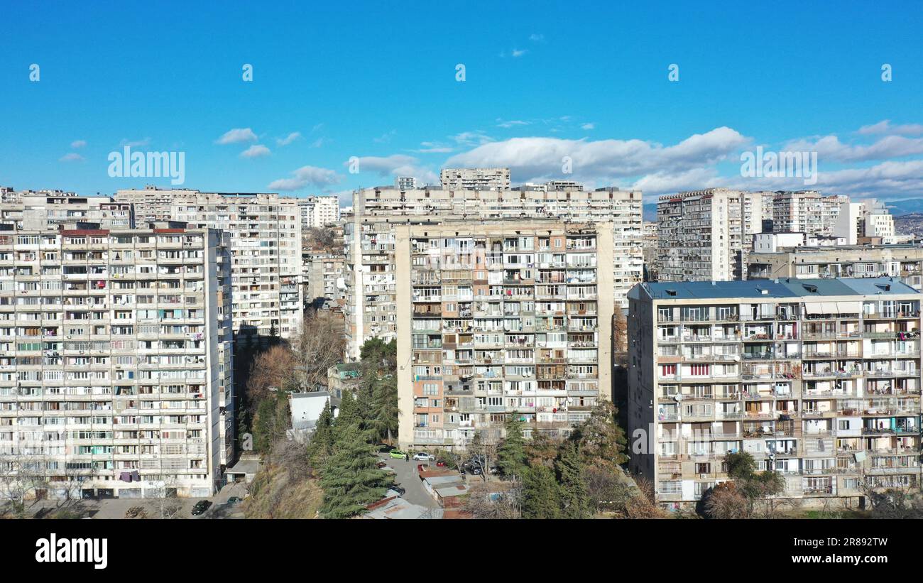 Georgia, Tbilisi, Soviet Architecture Stock Photo - Alamy