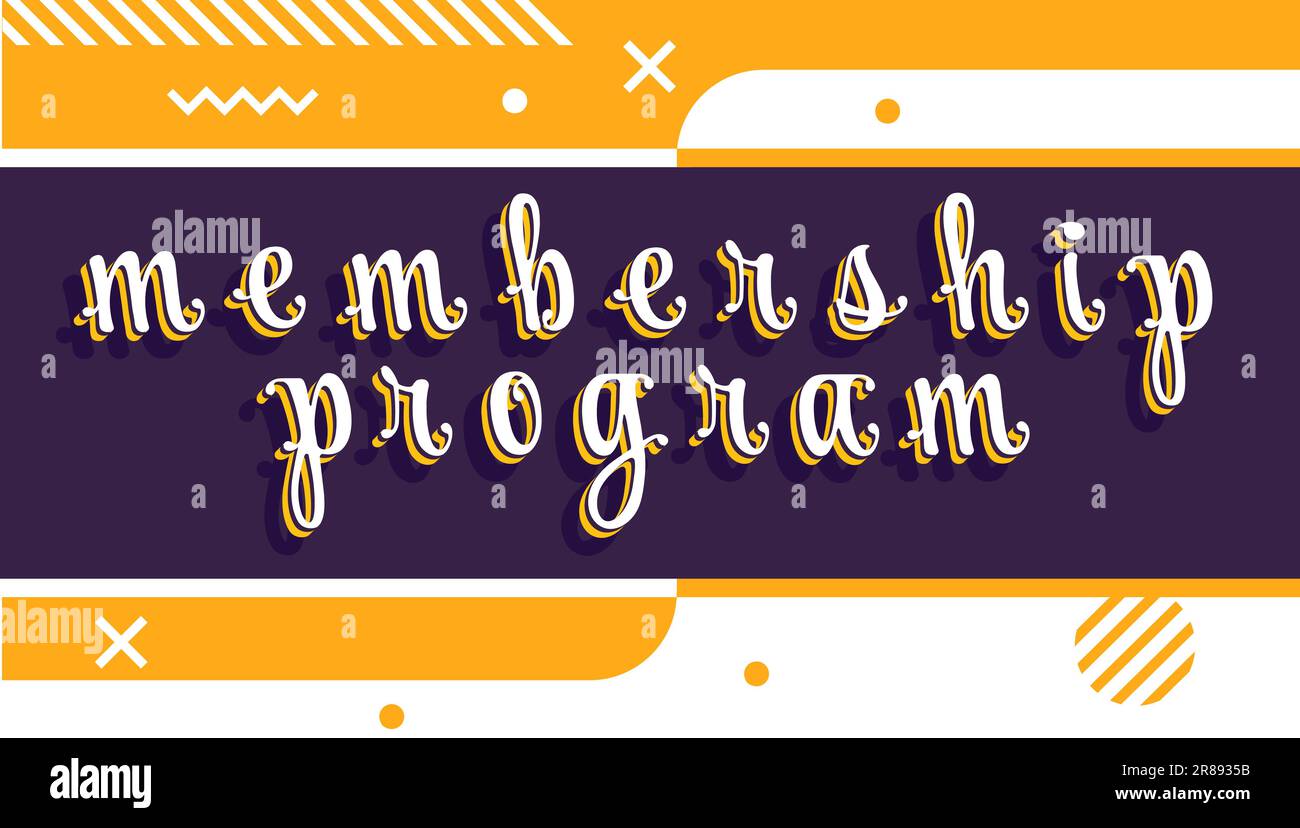 Membership promo hi-res stock photography and images - Alamy