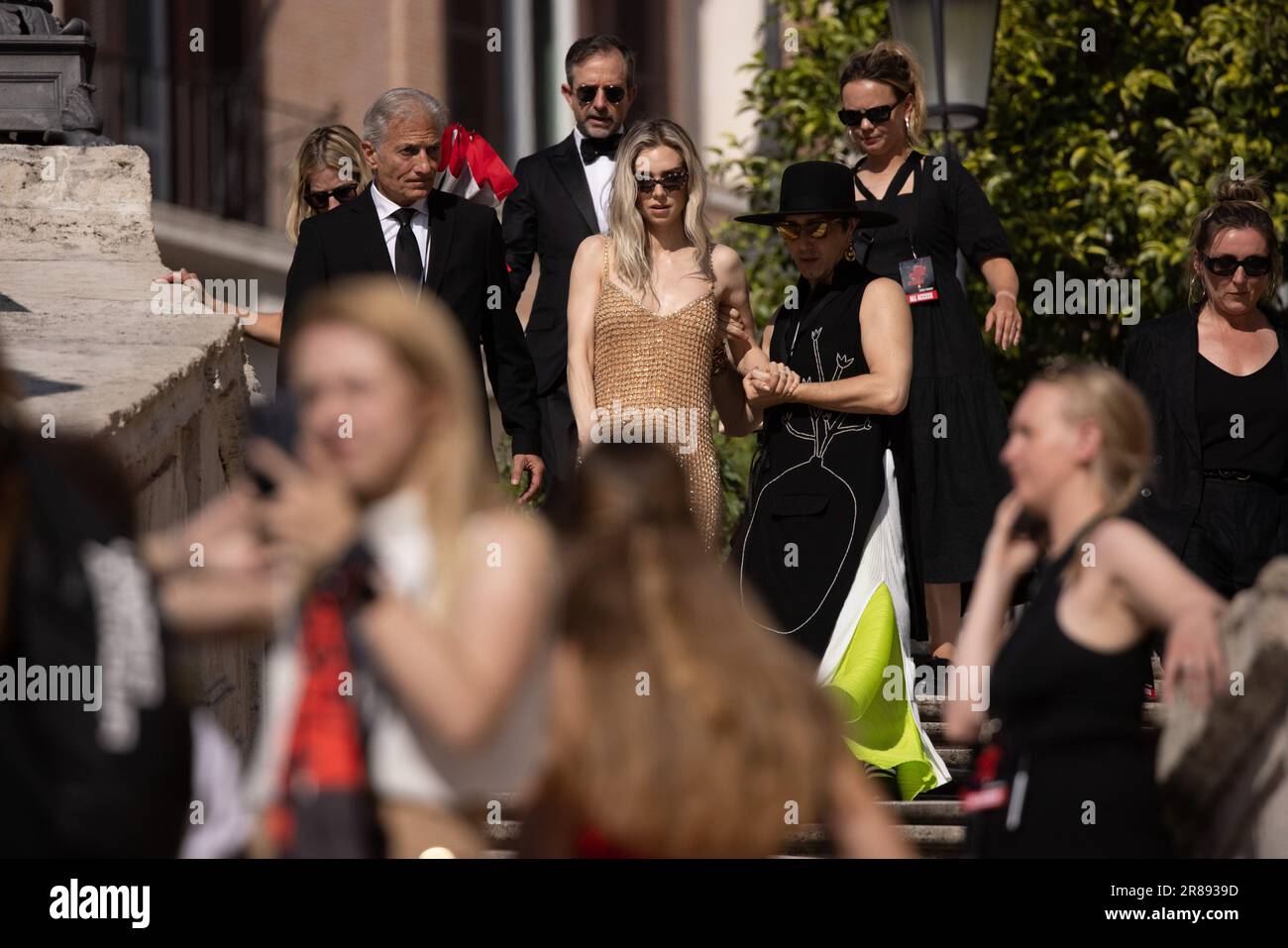 Rome, Italy. 19th June, 2023. Vanessa Kirby (in a Miu Miu dress ...