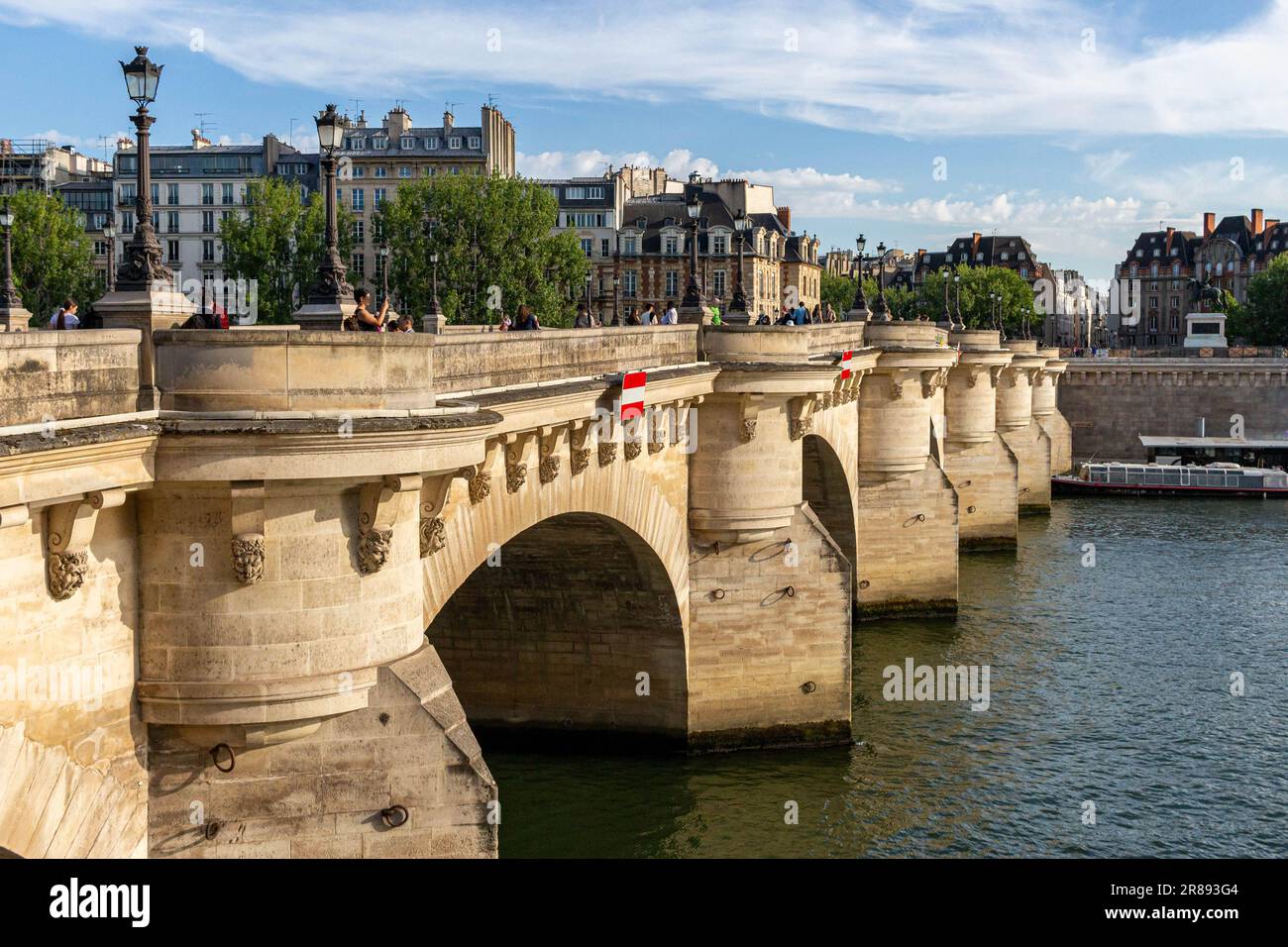 A majestic bridge spanning the distance between two sides of a ...
