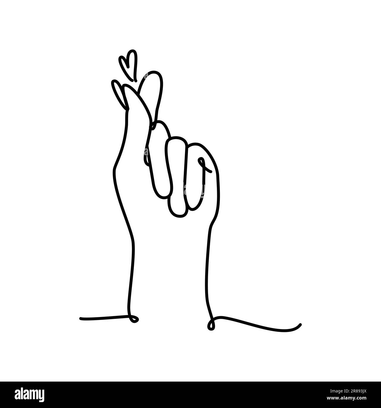 I Love You Hand Sign Heart