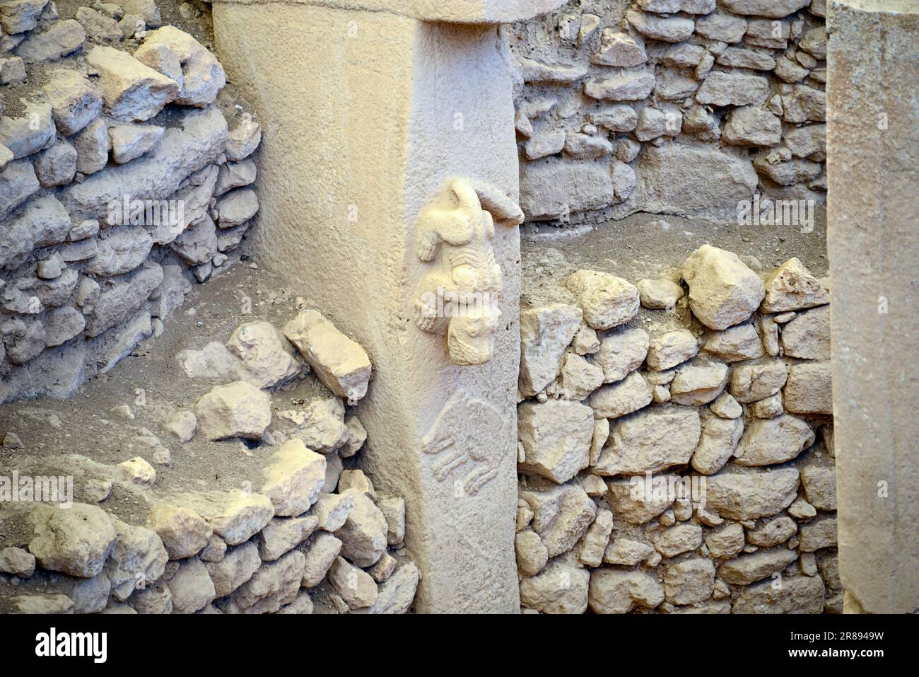 Göbekli Tepe is an archaeological site, located about 18 km northeast ...