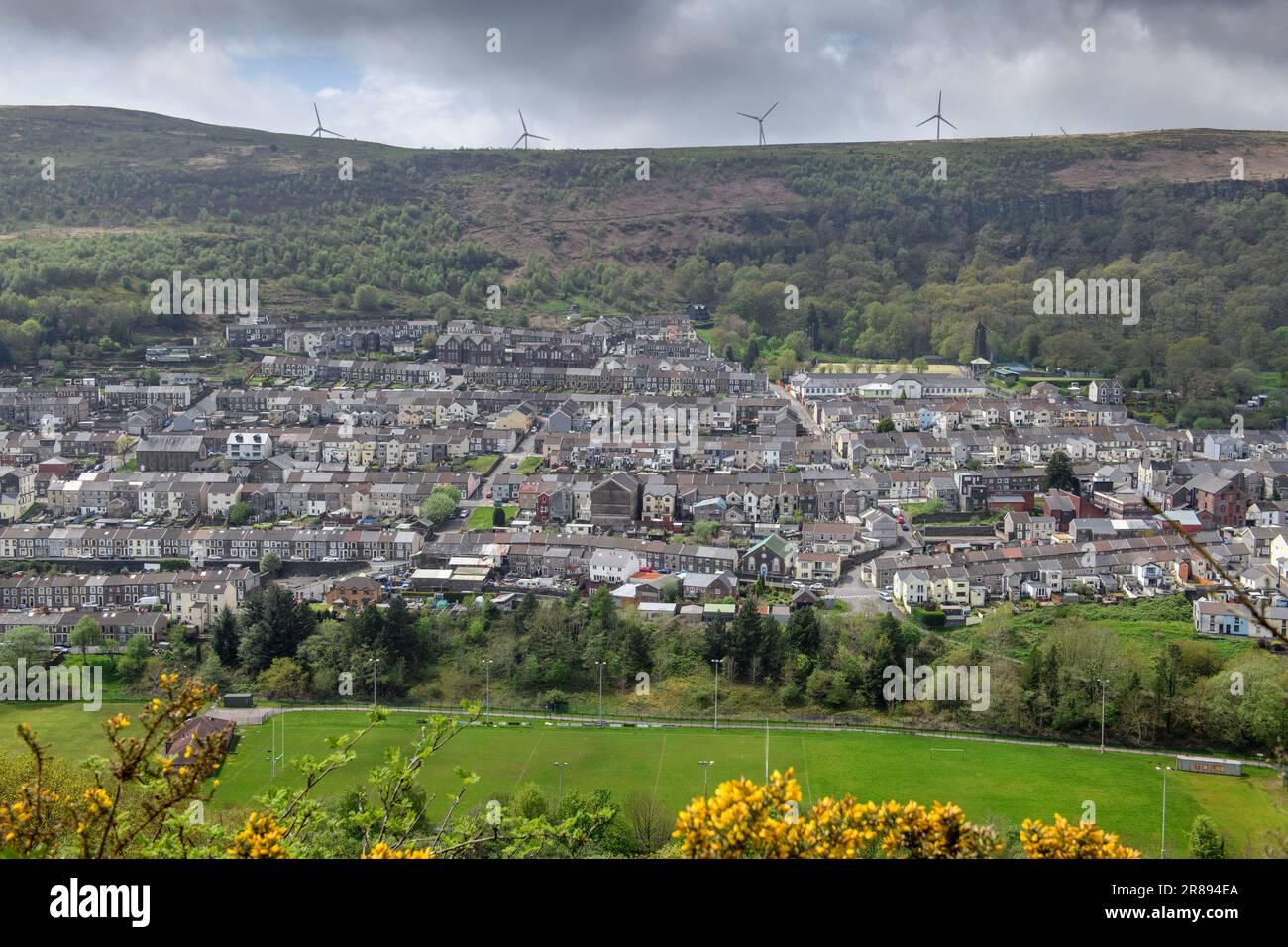 Ferndale in the Rhondda Valley, South Wales, UK Stock Photo - Alamy