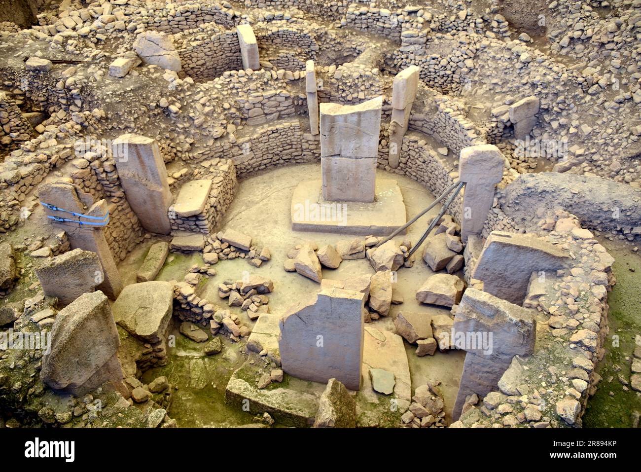 Göbekli Tepe is an archaeological site, located about 18 km northeast ...