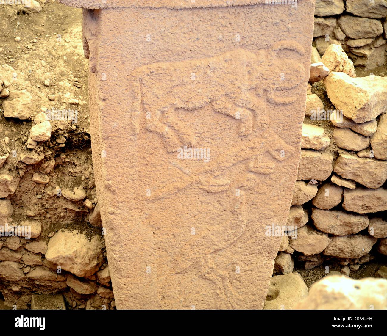 Göbekli Tepe is an archaeological site, located about 18 km northeast ...