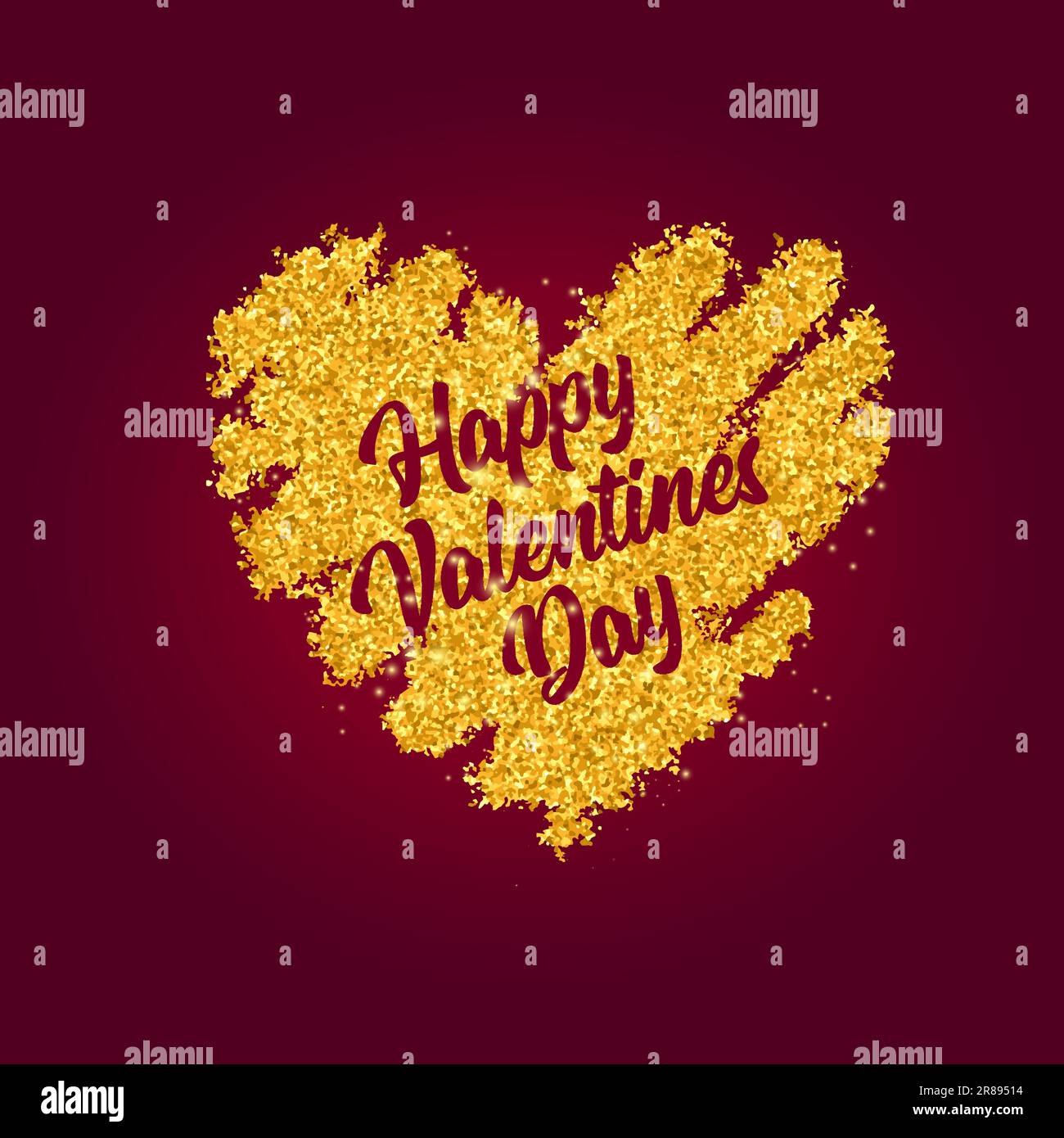 Gold Heart with Lettering Illustration Stock Vector Image & Art - Alamy