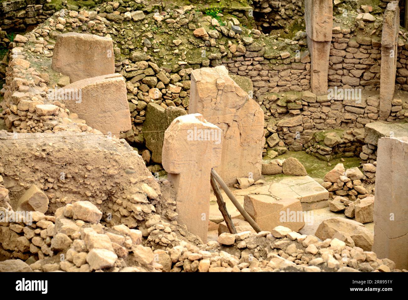 Göbekli Tepe is an archaeological site, located about 18 km northeast ...