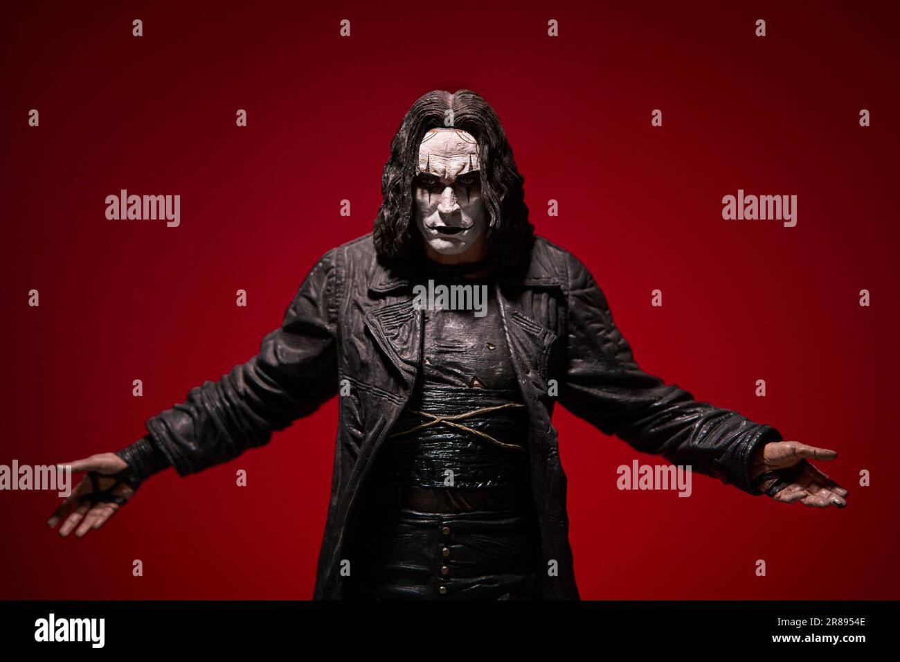 Figure of Brandon Lee from the movie The Crow Stock Photo - Alamy