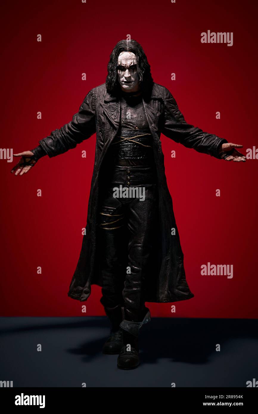 Figure of Brandon Lee from the movie The Crow Stock Photo - Alamy