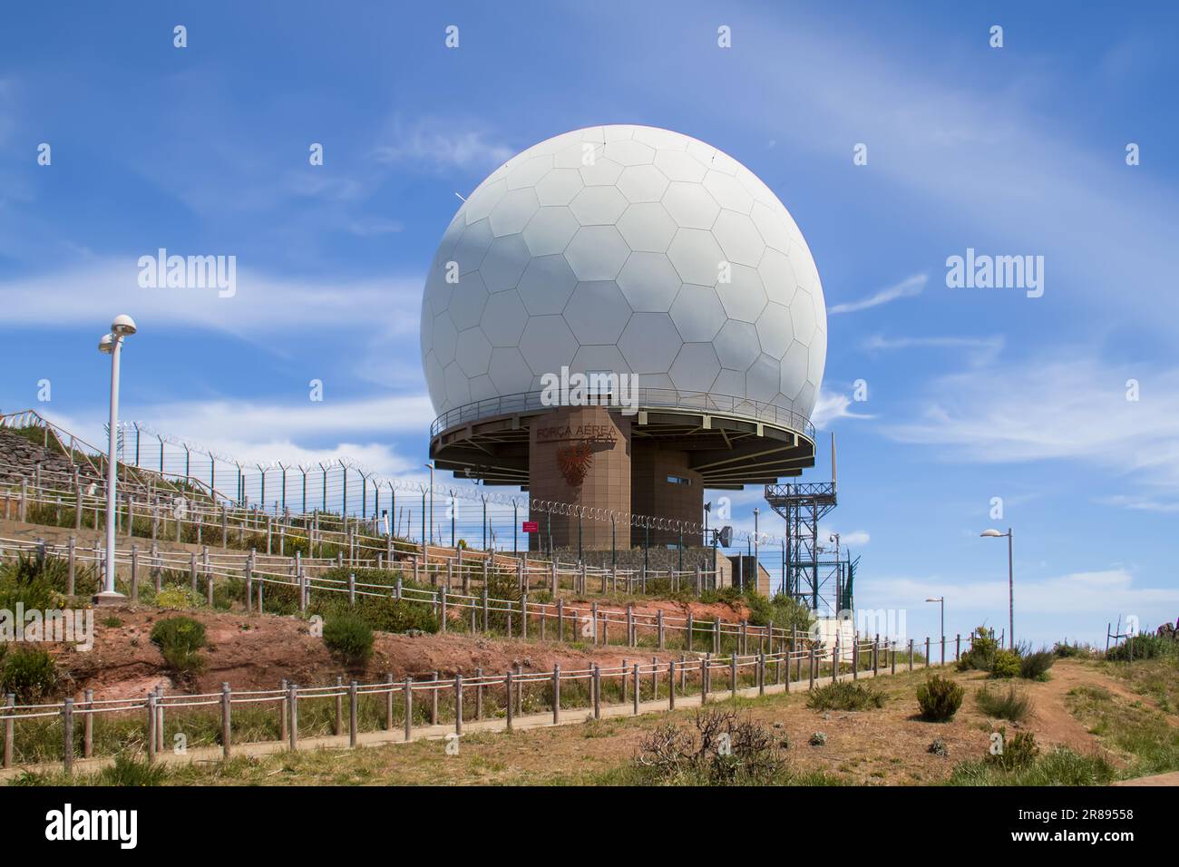 Madeira Island Portugal - 04 19 2023: Optical Observatory on Pico do ...