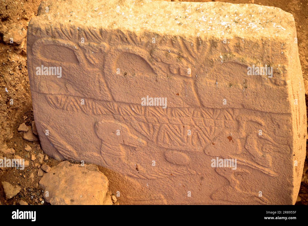 Göbekli Tepe is an archaeological site, located about 18 km northeast ...