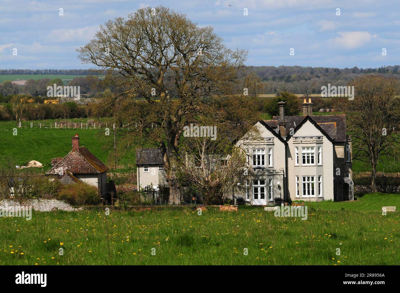 The rural village of Chettle in north Dorset, UK Stock Photo - Alamy