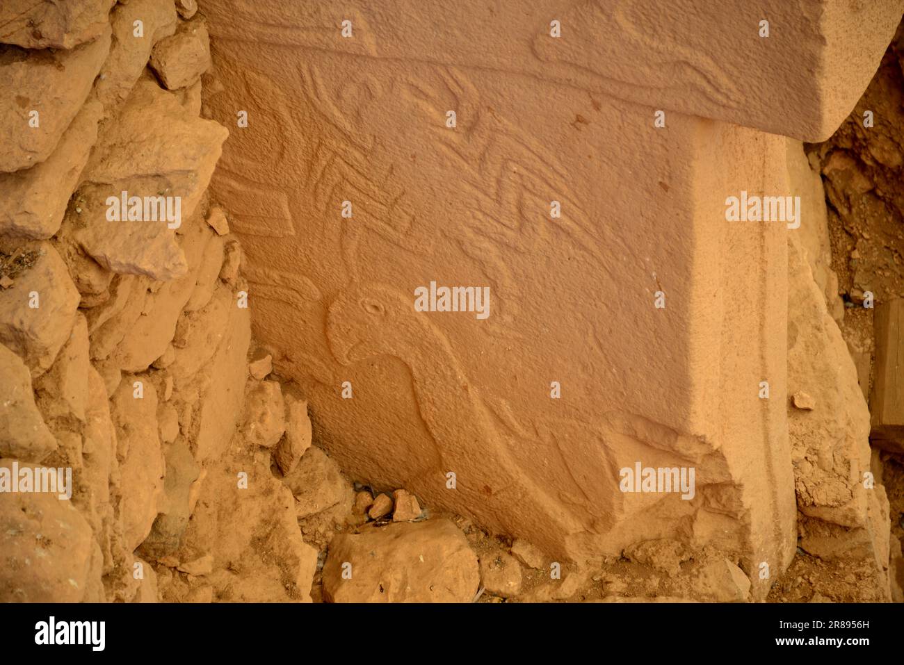 Göbekli Tepe is an archaeological site, located about 18 km northeast ...