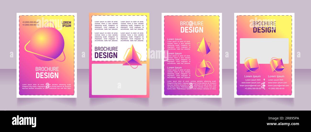 Geometry blank brochure design Stock Vector Image & Art - Alamy