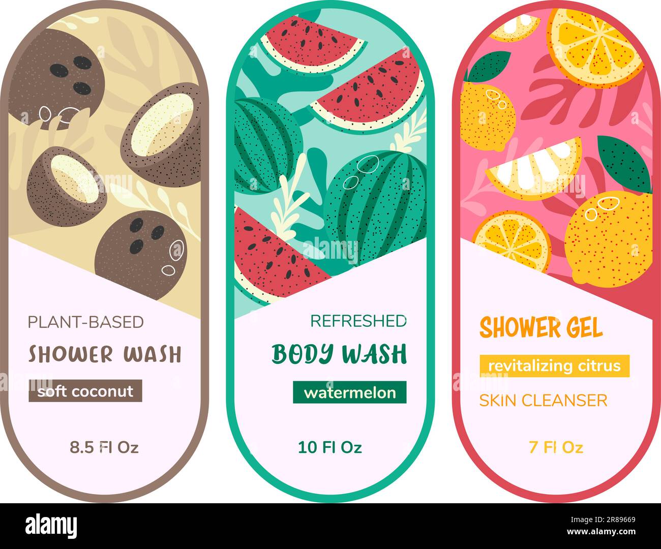 Body wash and shower gel, plant based soy coconut, refresher shampoo ...