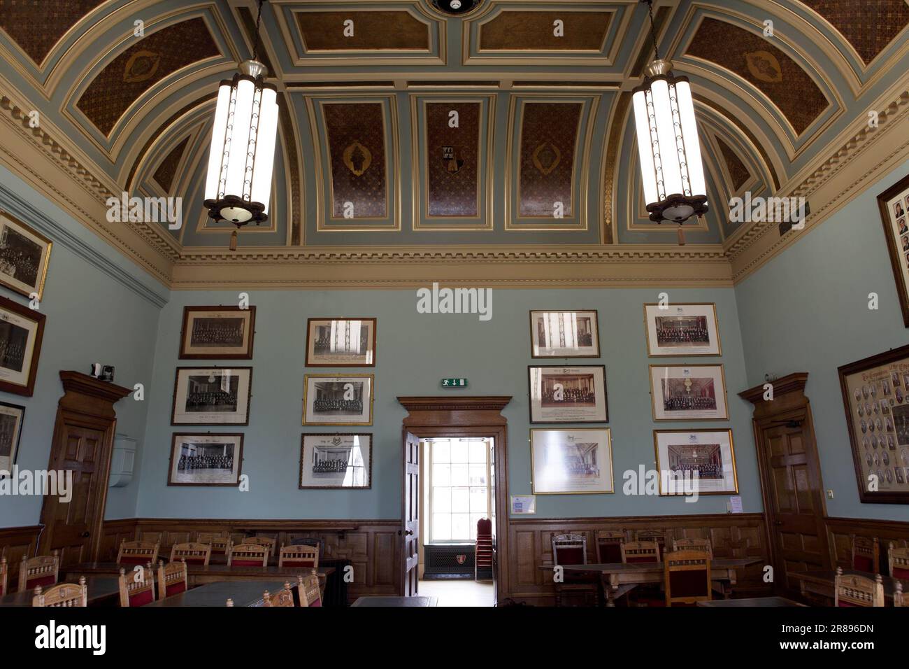 Internal Aspect of The Council Chamber, Guildhall, Worcester Stock ...