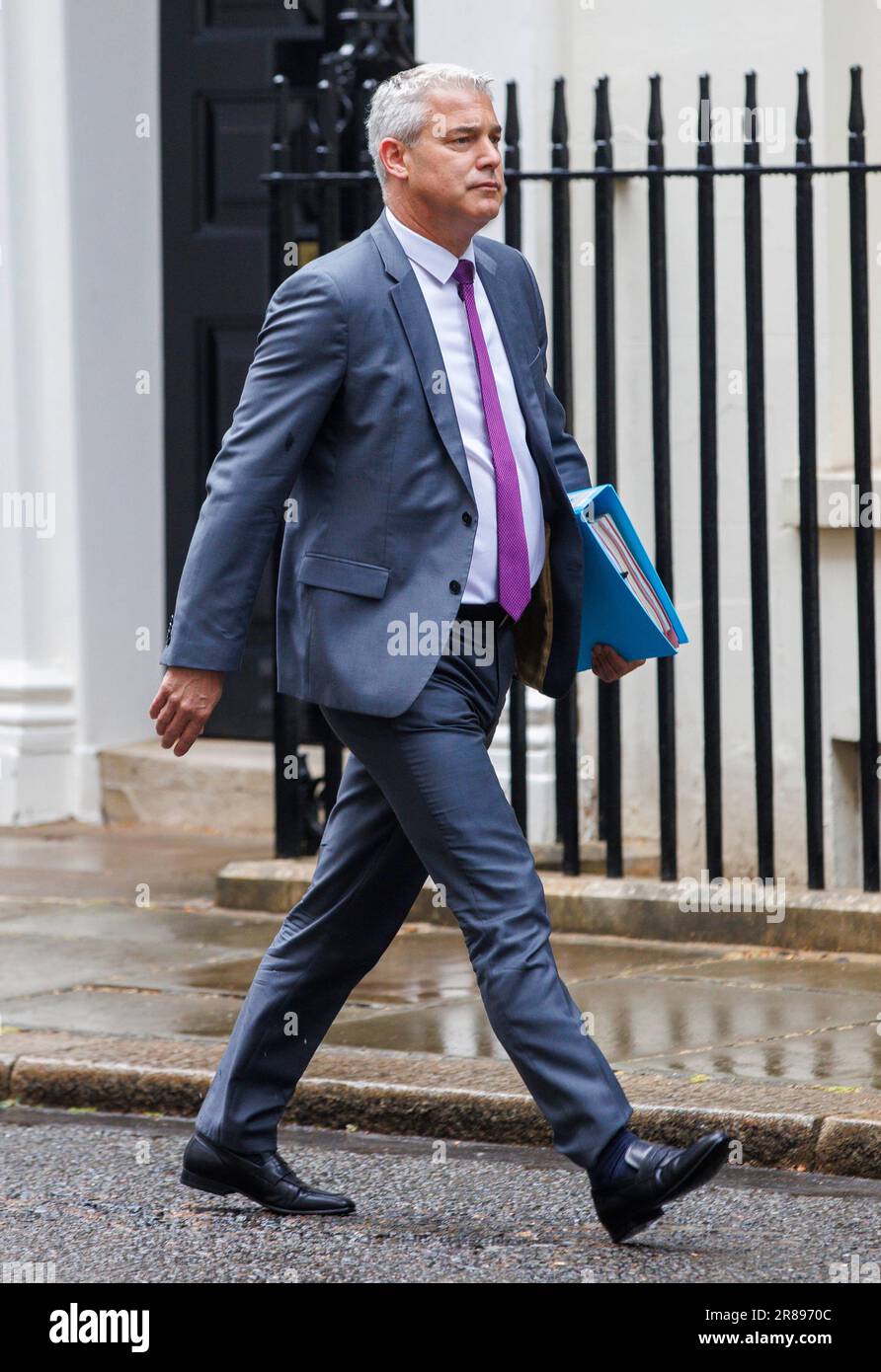 London, UK. 20th June, 2023. Stephen Barclay, Health Secretary, at the ...