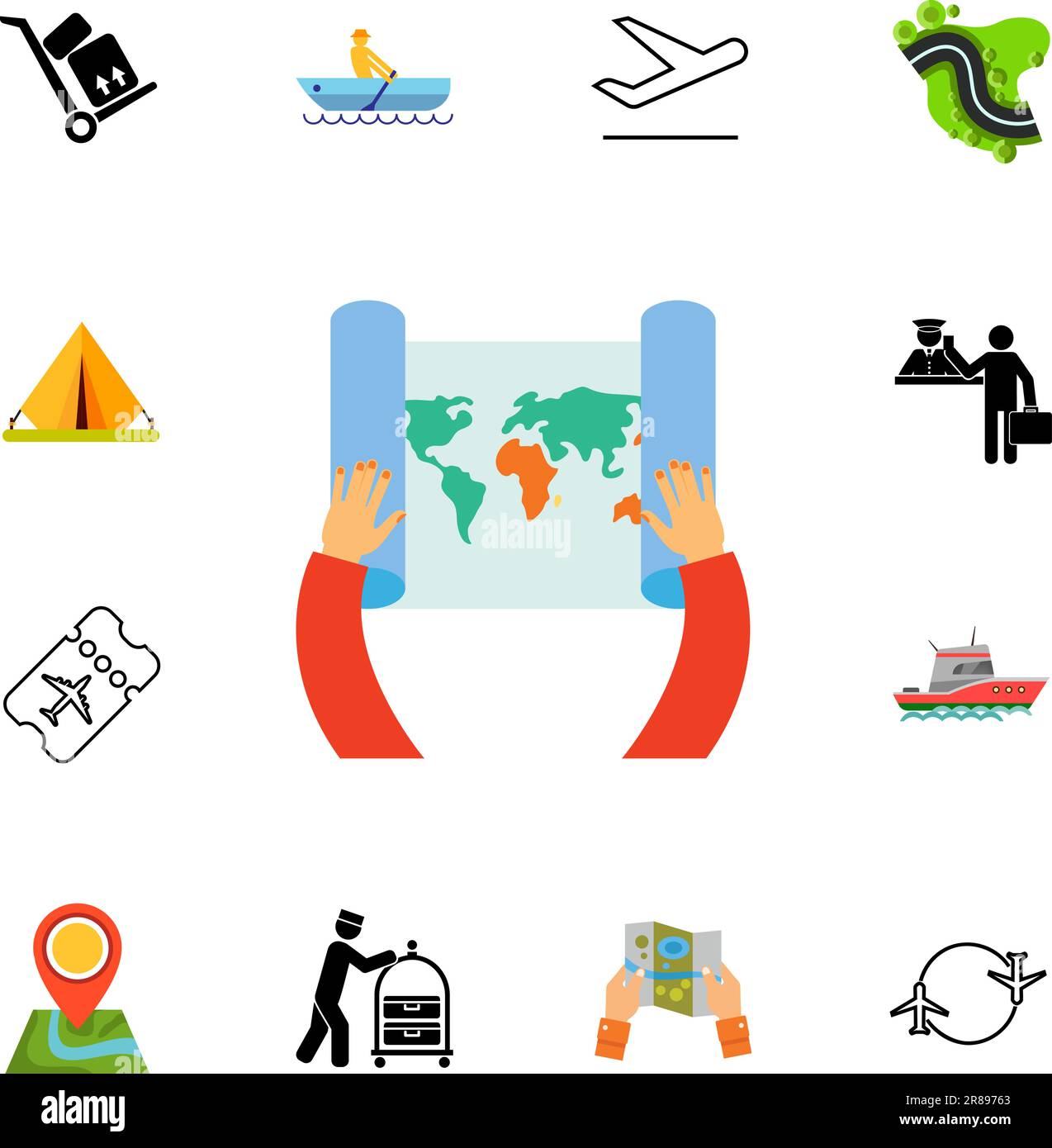 Porter vector map Stock Vector Images - Alamy