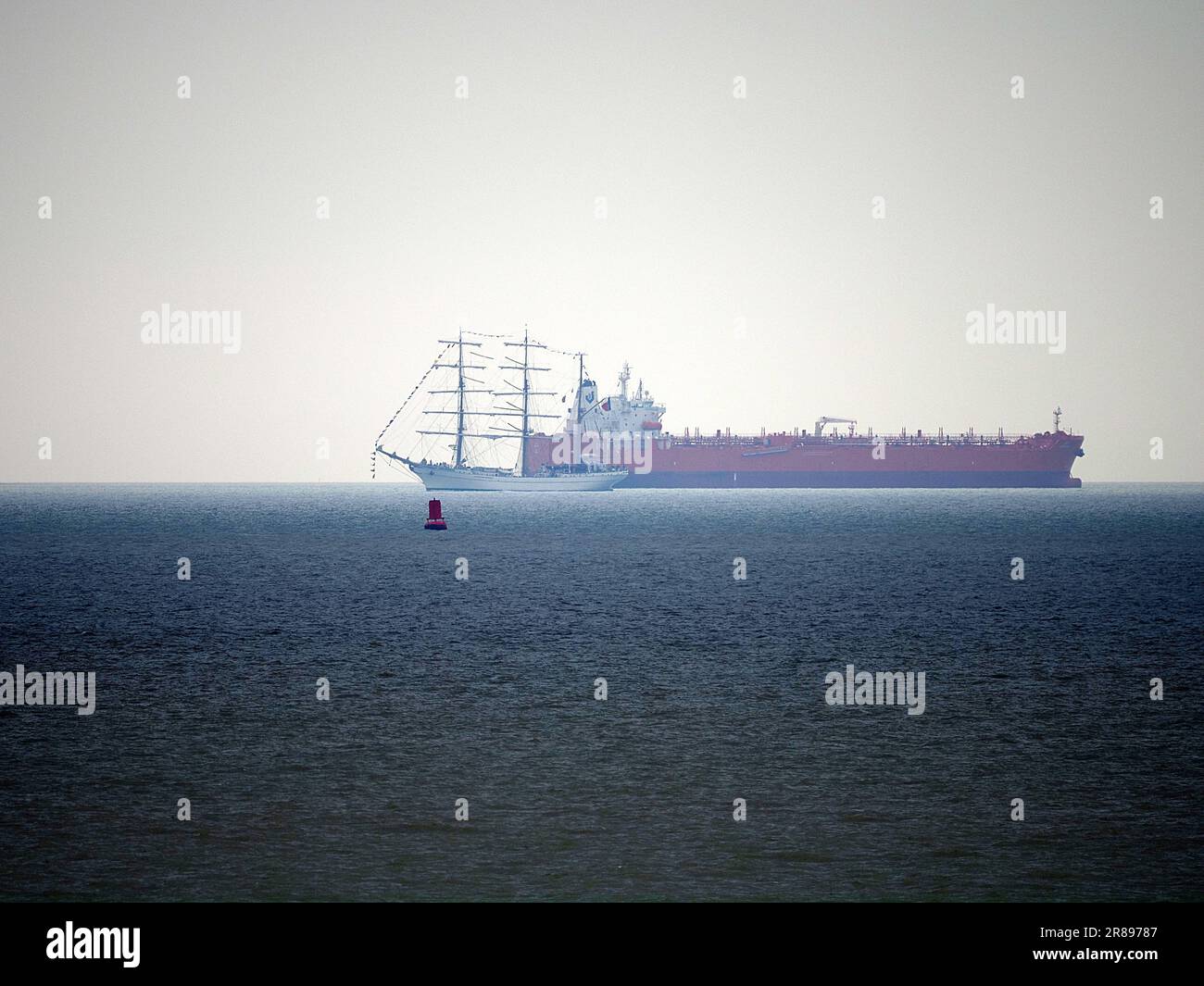 Sheerness, Kent, UK. 20th June, 2023. Tall ship Cuauhtemoc seen ...