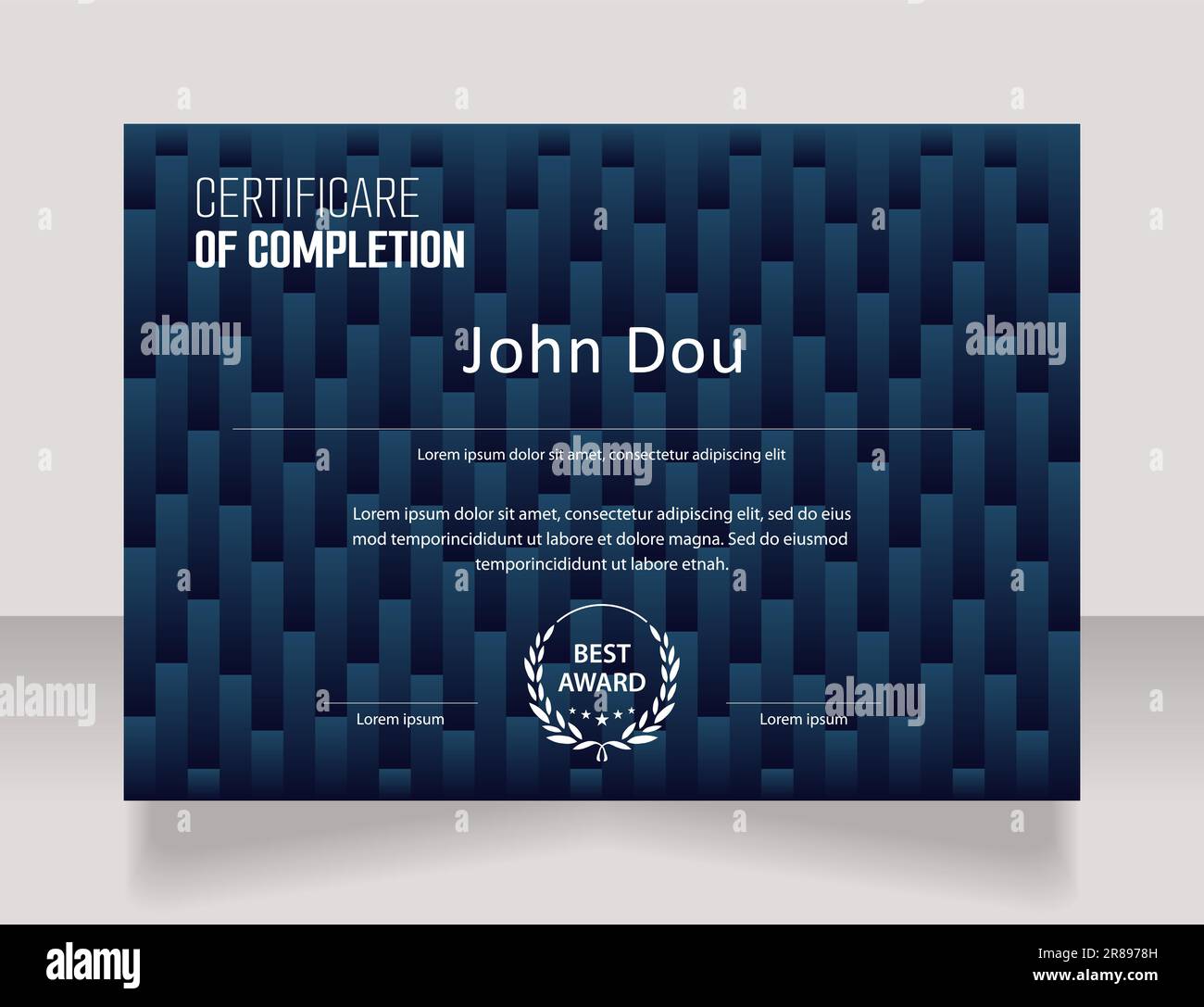 Science course certificate design template Stock Vector Image & Art - Alamy