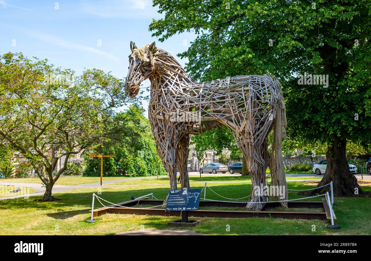 Canterbury , Kent , England UK - Poppy the Canterbury War Horse ...