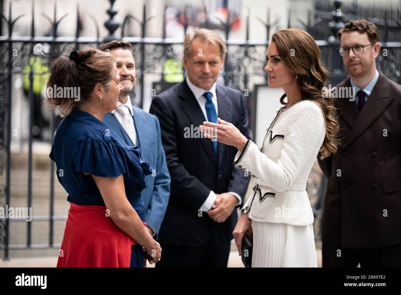 The Princess of Wales talks with Tracey Emin during a visit to re-open ...