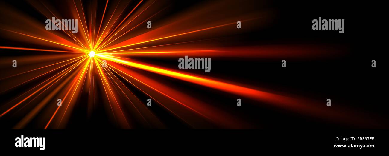 3d red light party laser effect on disco concert show in nightclub ...