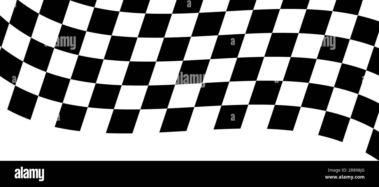 Waving race flag or chessboard background. Motocross, rally, sport car ...