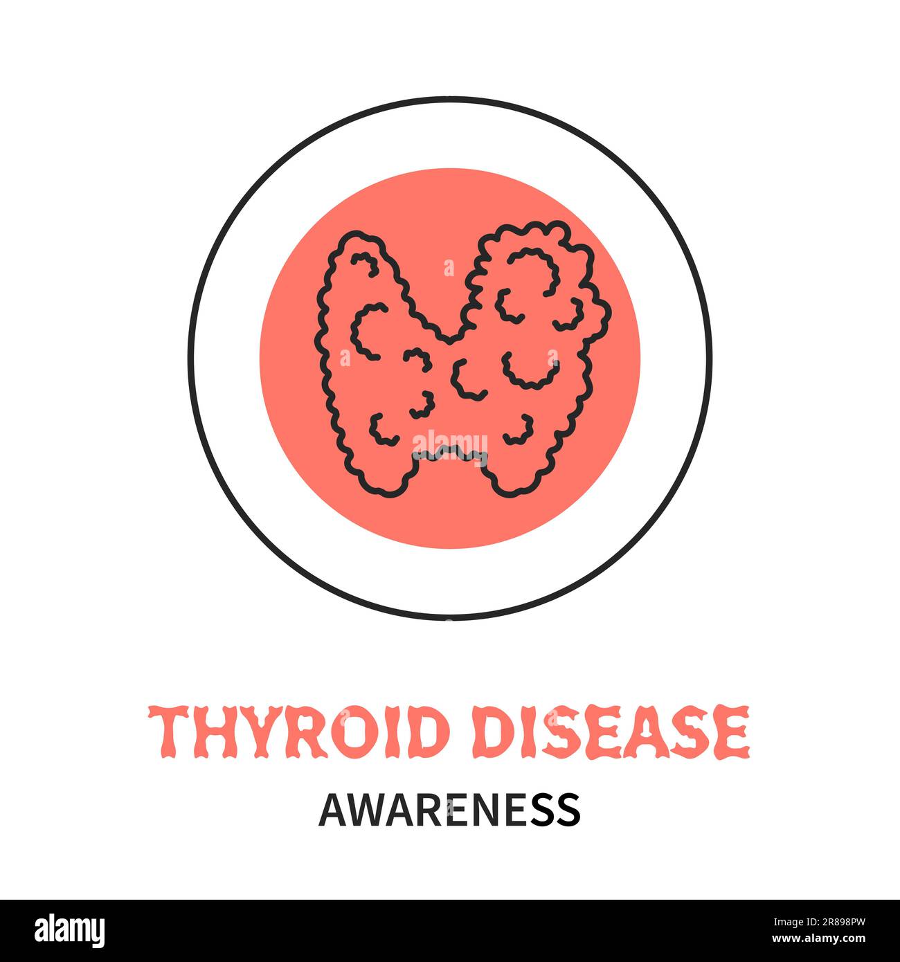 World Thyroid Day Awareness Poster Of Thyroid Gland Stock Vector Image And Art Alamy