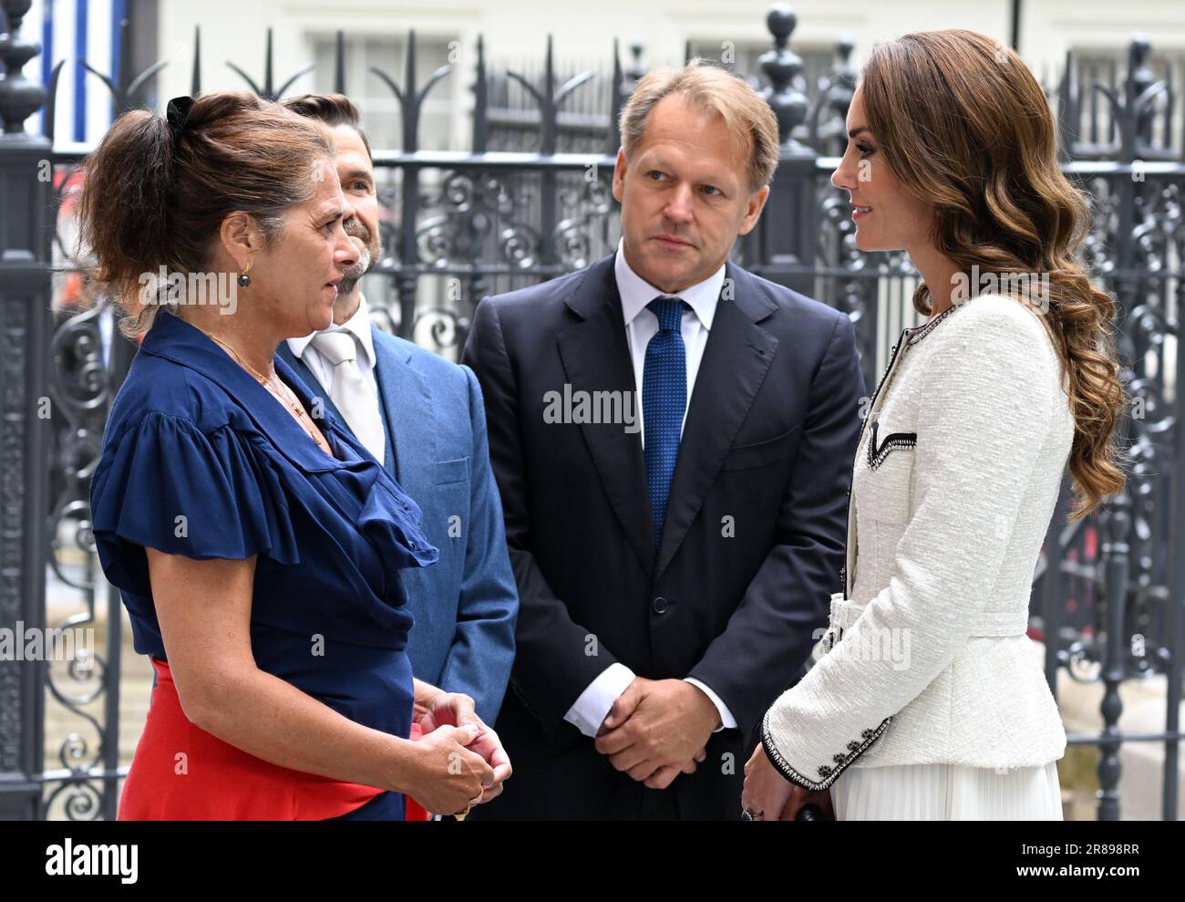 London, UK. 20th June, 2023. Tracey Emin with The Princess of Wales ...