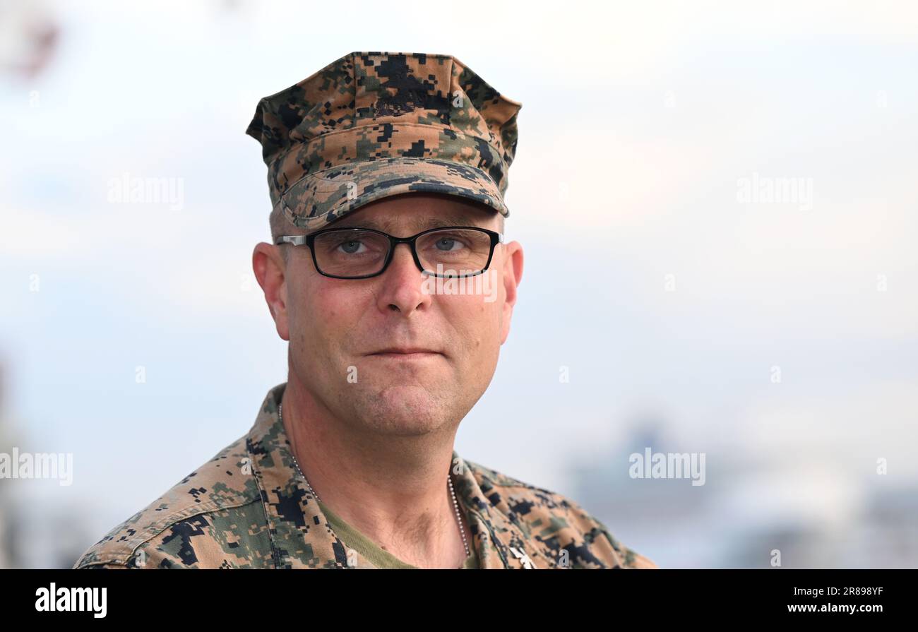 Brisbane, Australia. 20th June, 2023. U.S. Marine Corps Col. Matthew ...