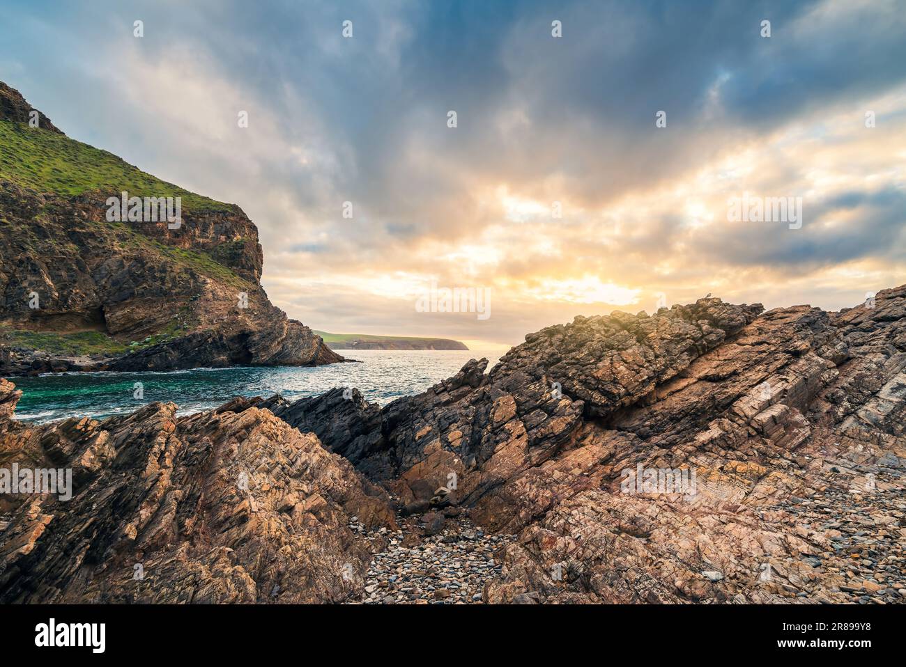 Iconic Second Valley coastal view at sunset, Fleurieu Peninsula, South ...