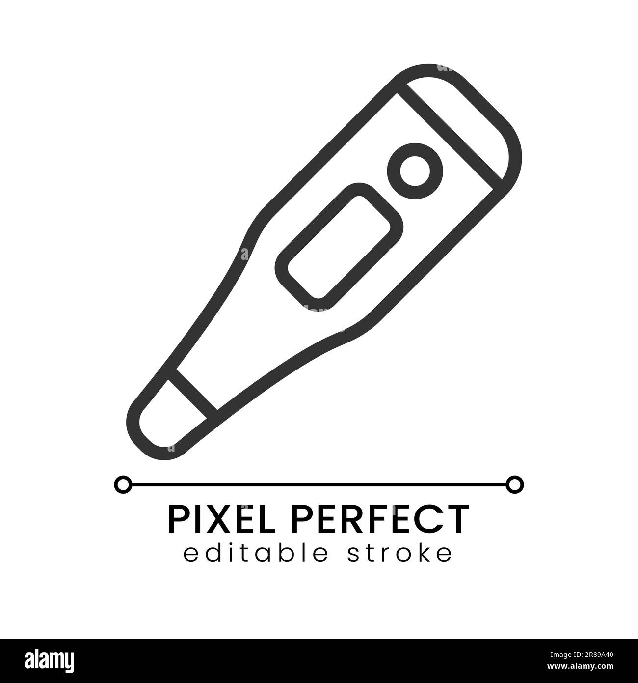 Digital clinical thermometer icon hi-res stock photography and images ...