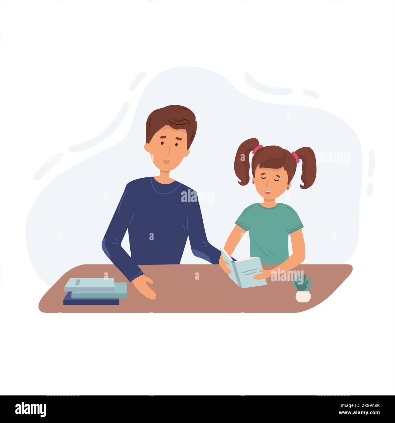 Play after homework Stock Vector Images - Alamy