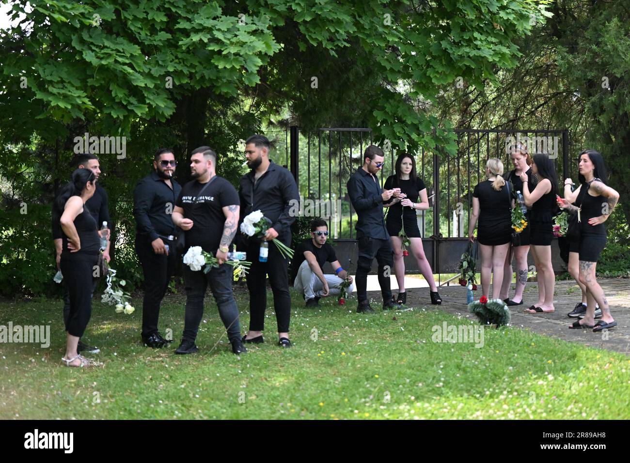 Brno, Czech Republic. 20th June, 2023. Last farewell with Roma man who ...