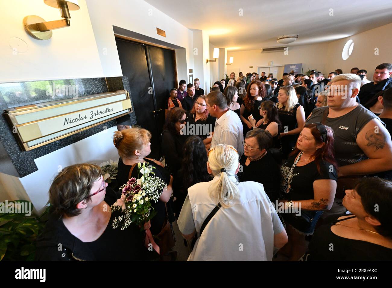 Brno, Czech Republic. 20th June, 2023. Last farewell with Roma man who ...