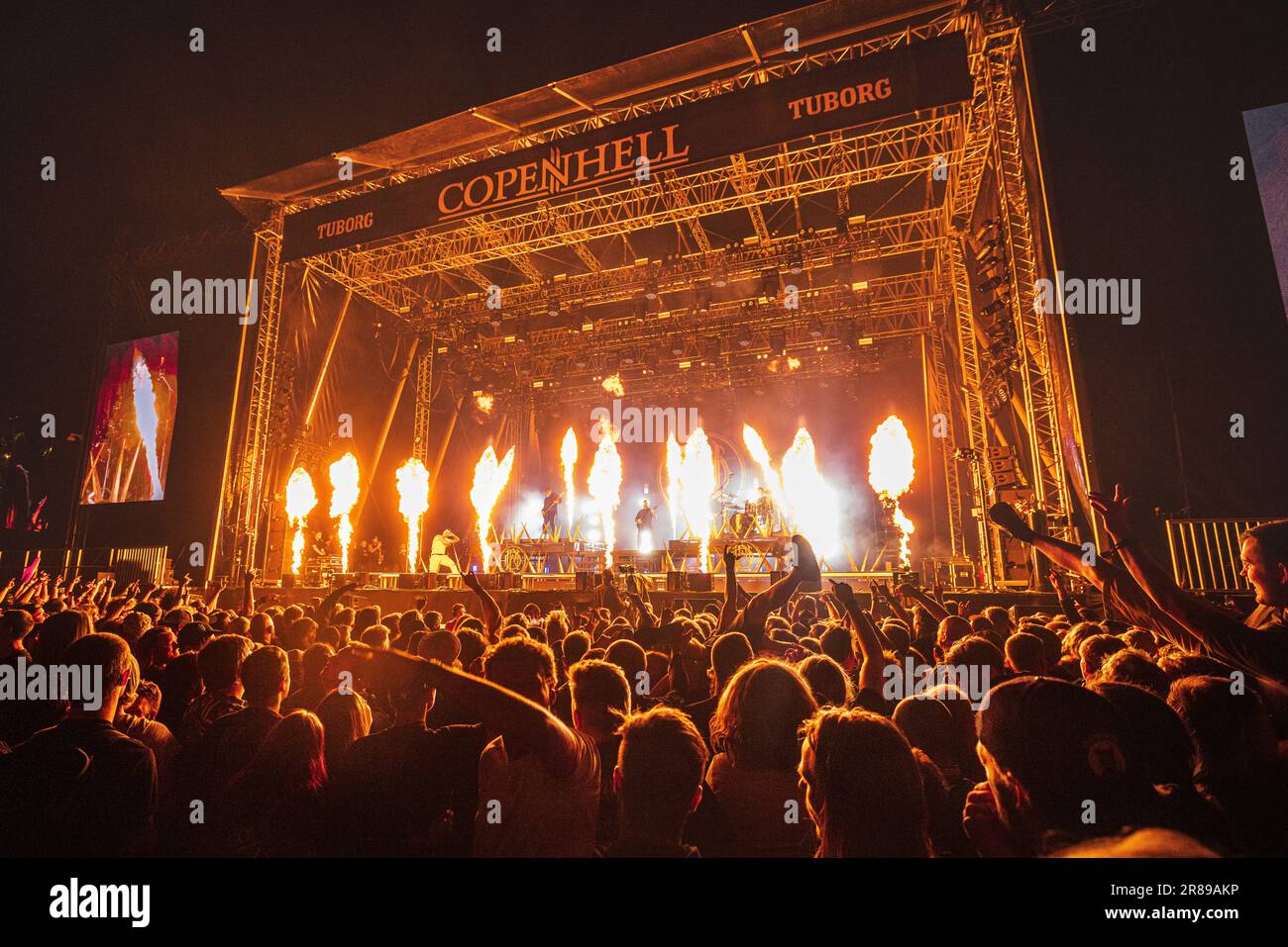 Copenhagen, Denmark. 14th, June 2023. The Australian metalcore band ...