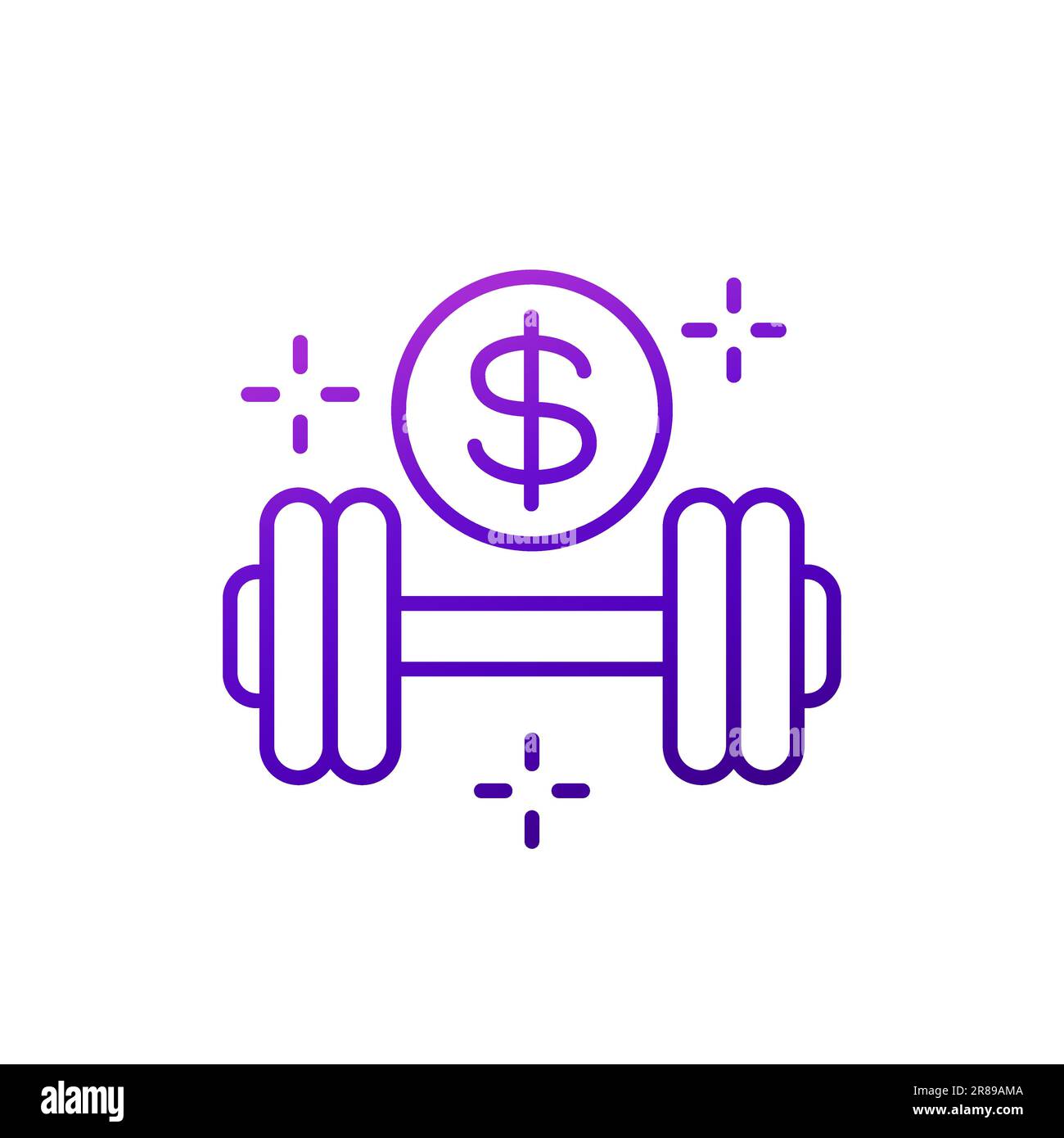 paid workout or training line icon Stock Vector Image & Art - Alamy