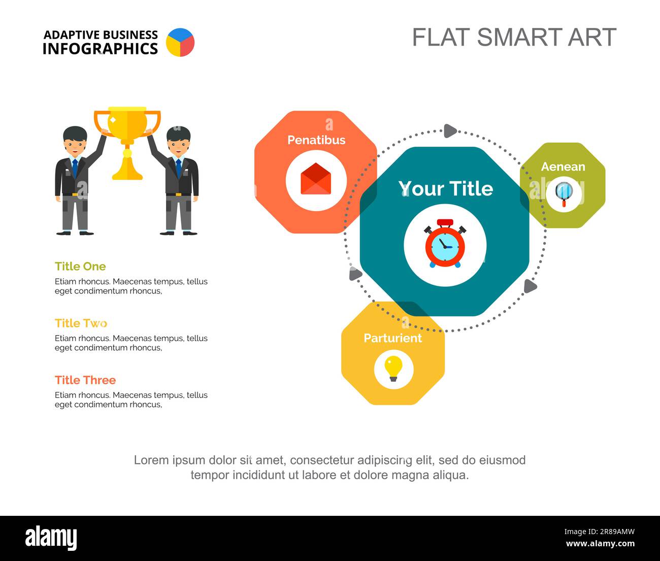 Three Options Strategy Slide Template Stock Vector Image & Art - Alamy