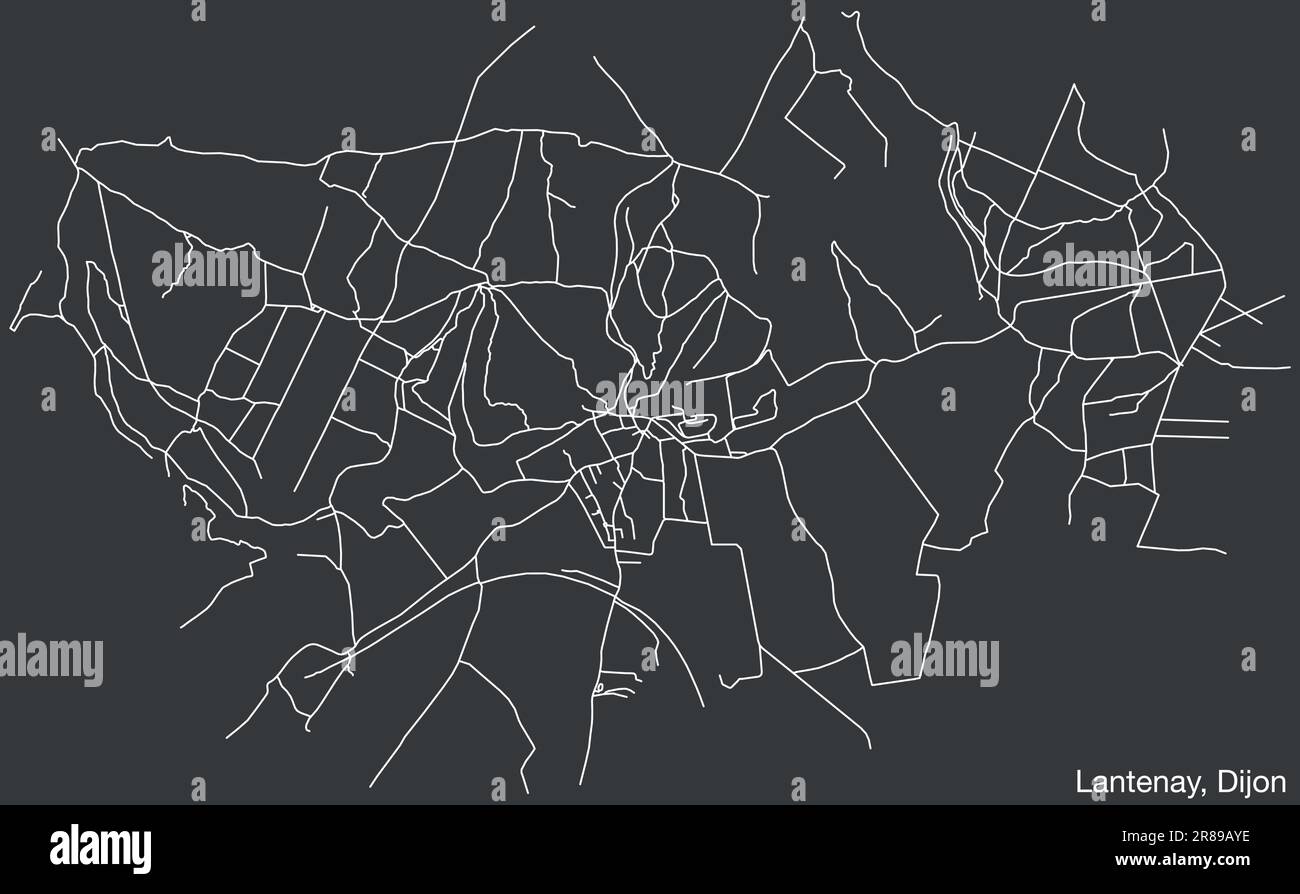Dijon outline map hi-res stock photography and images - Alamy