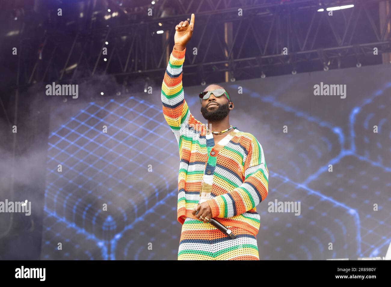 Fredrikstad, Norway. 16th, June 2023. The British rapper Tinie Tempah ...