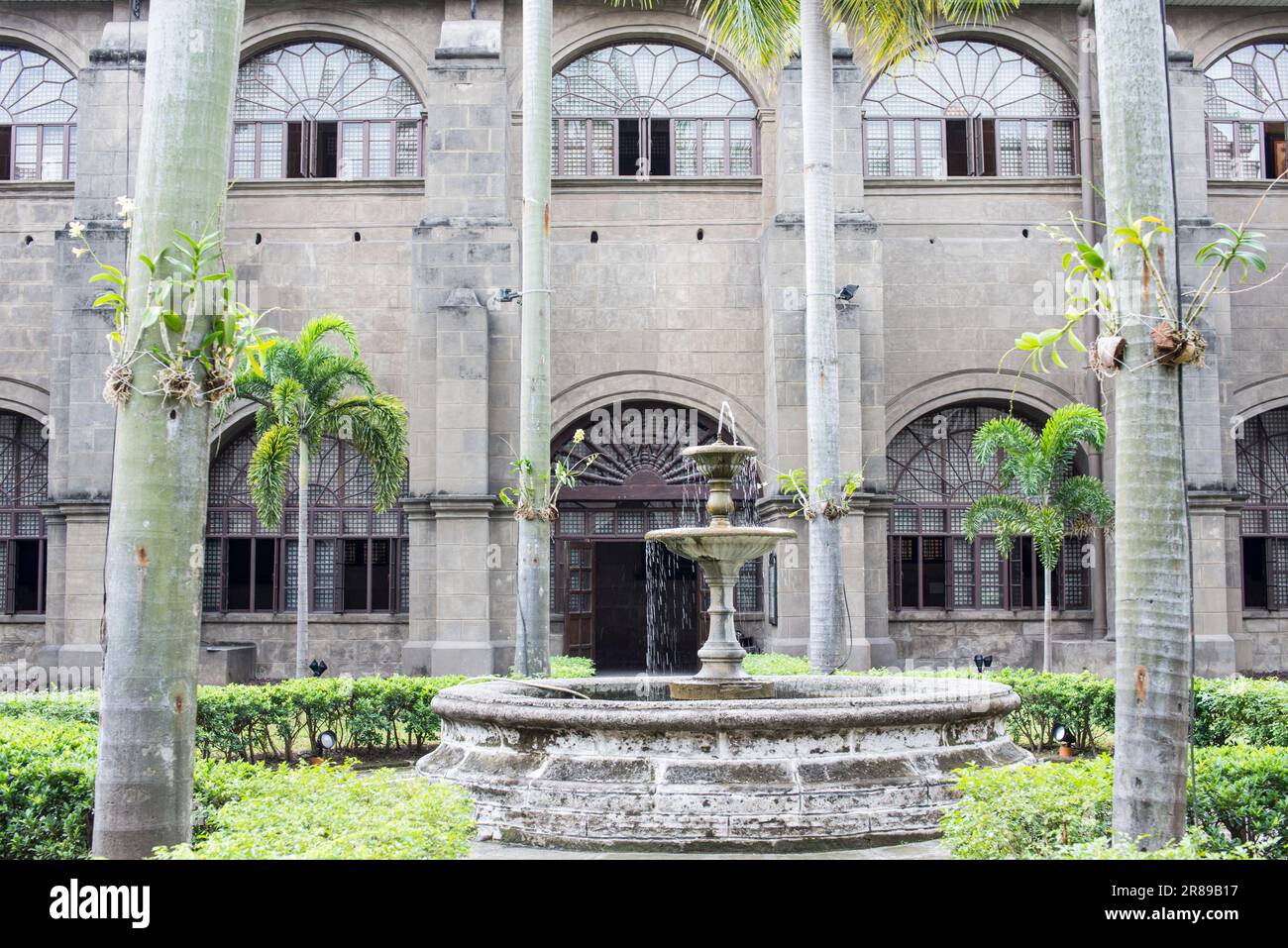 Inner garden, Saint Augustine church, Intramural, manila, Philippines ...