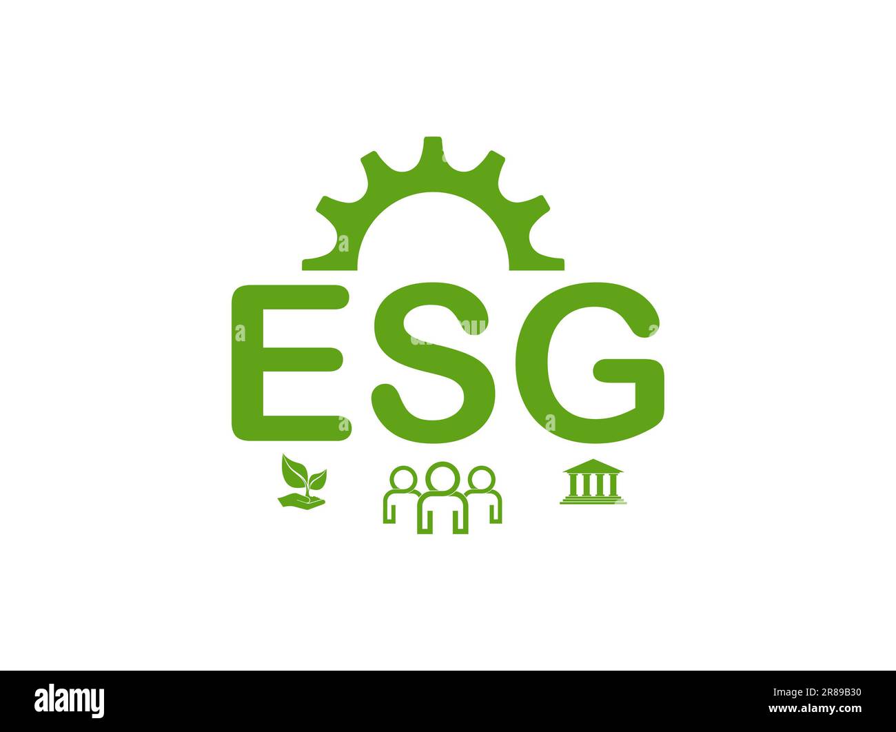 esg icons on white background Stock Photo - Alamy