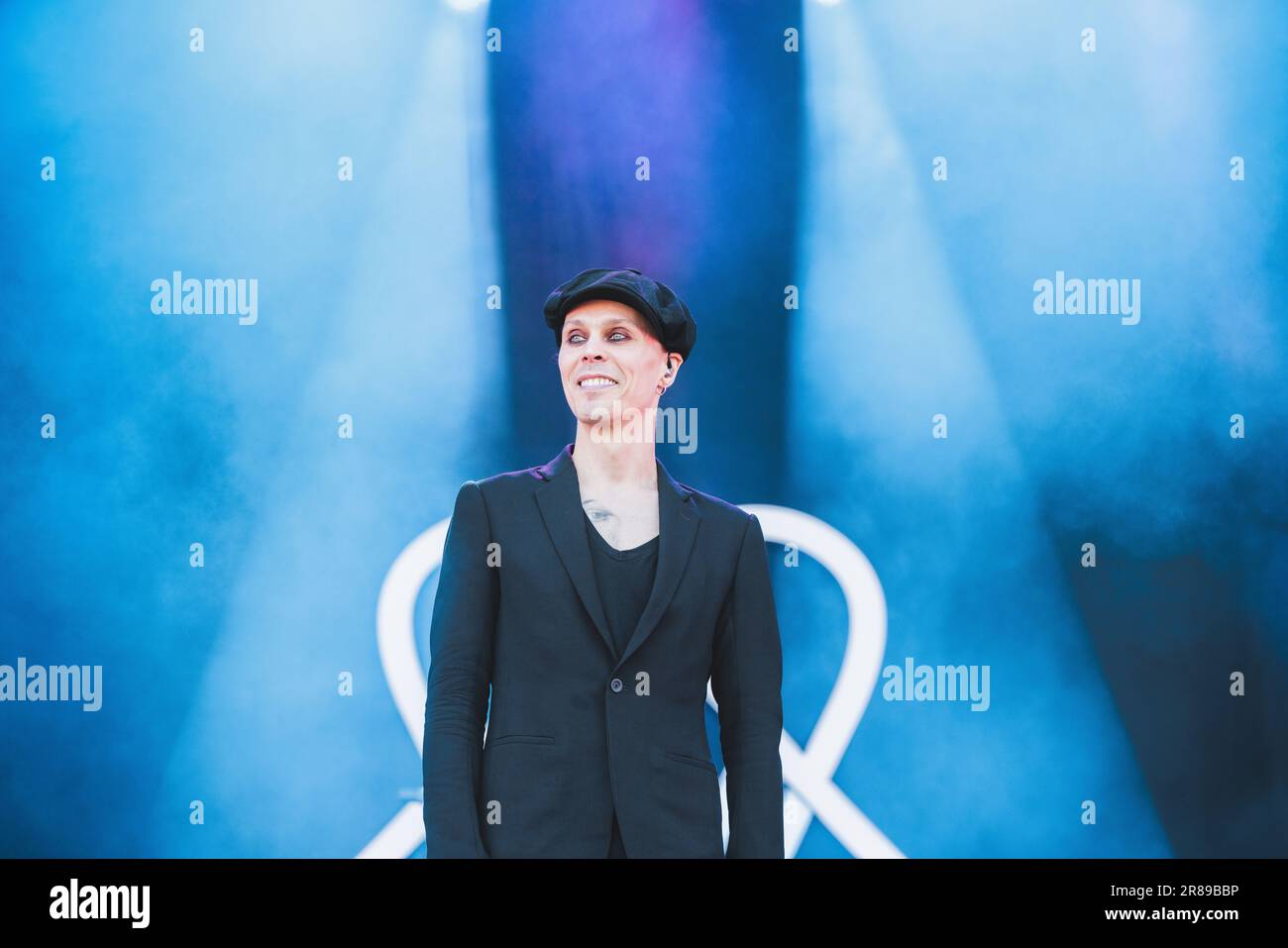 Copenhagen, Denmark. 14th, June 2023. The Finnish act VV performs a ...