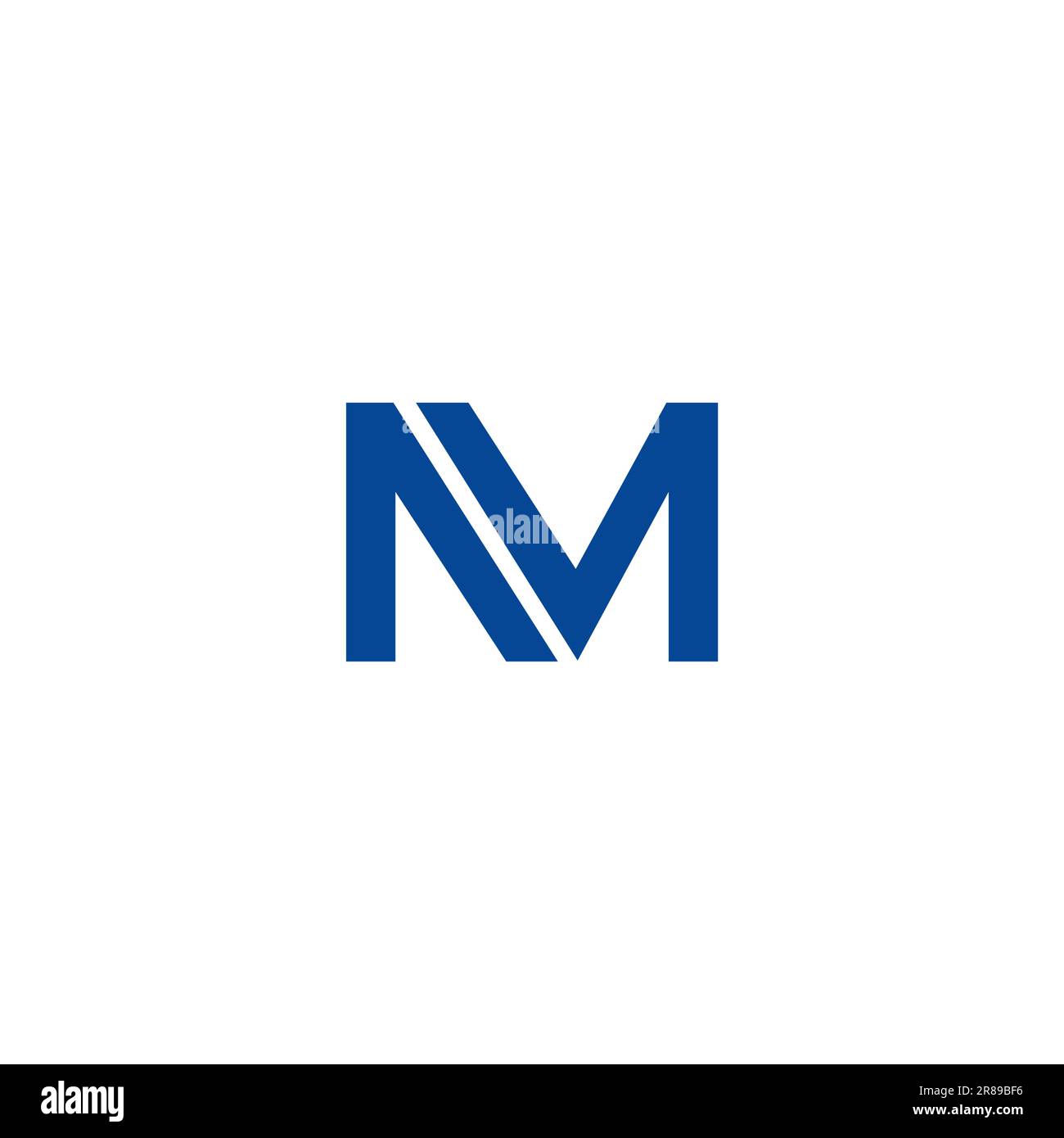NM logo Symbol. Letter NM vector Illustration Stock Vector Image & Art ...