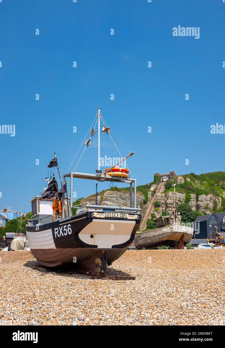 Hastings East Sussex , England UK - Hastings Old Town Stade fishing ...