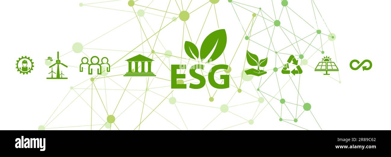 esg icons on white background Stock Photo - Alamy