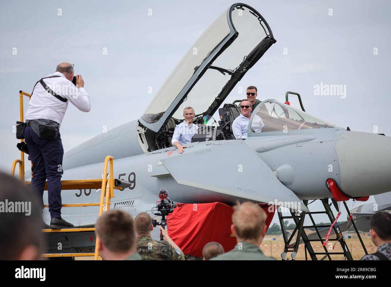 Jagel, Germany. 20th June, 2023. Boris Pistorius (SPD, M), German ...