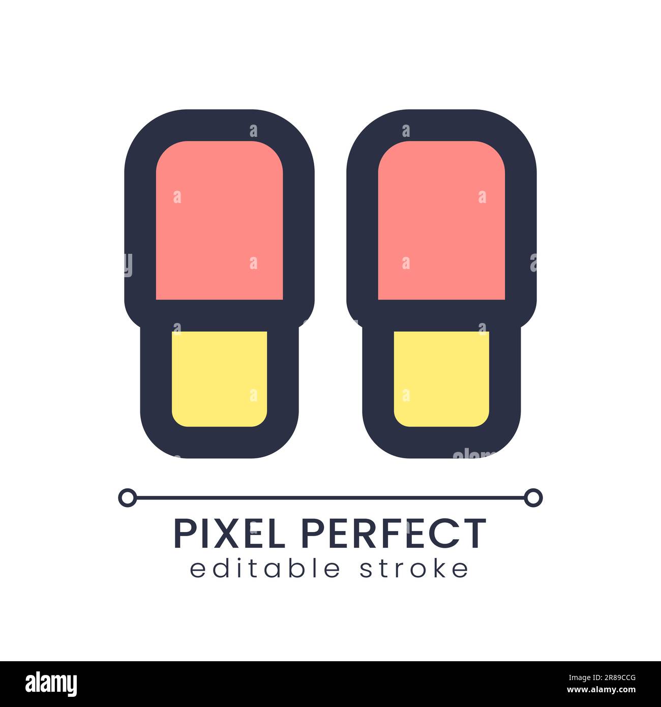 Pixel art foot Cut Out Stock Images & Pictures - Alamy